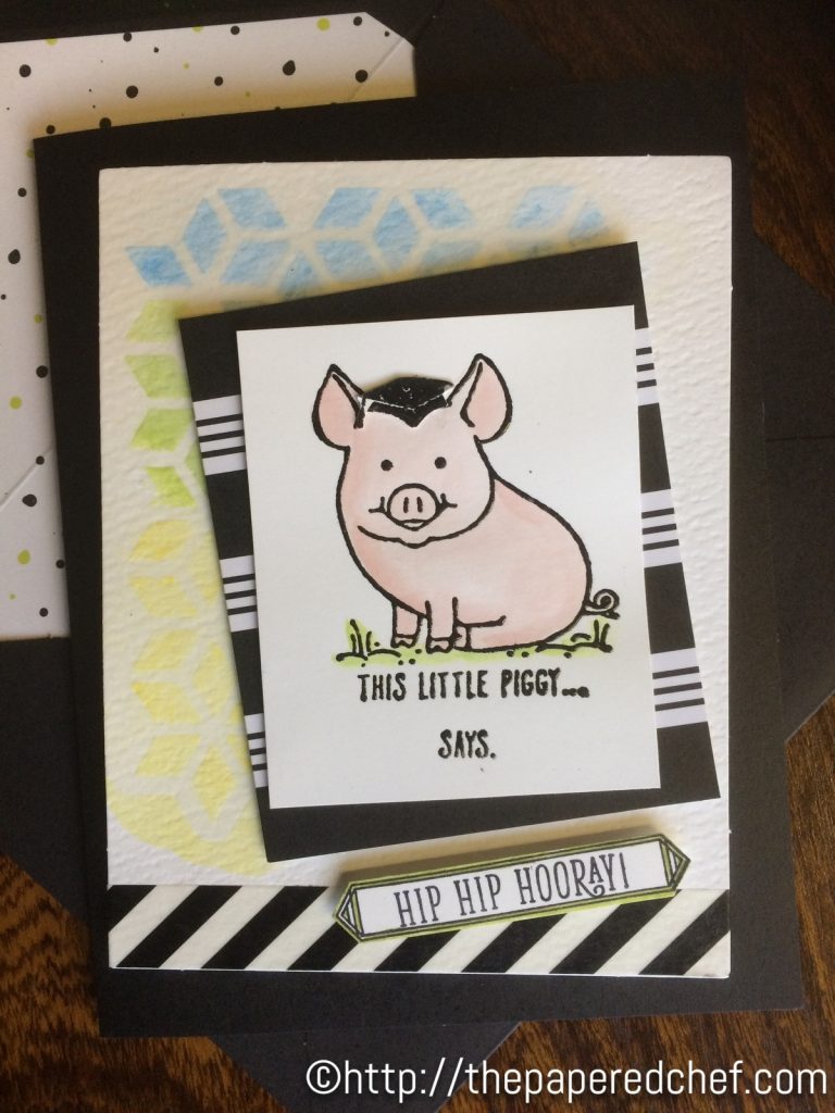 This Little Piggy Graduation Card - The Papered Chef
