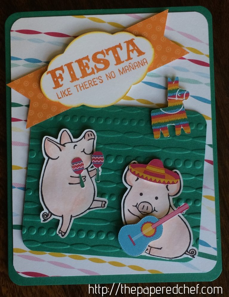 Fiesta Cards – Llamas and Pigs - The Papered Chef