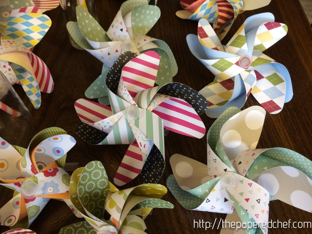 Designer Series Paper Pinwheels - The Papered Chef