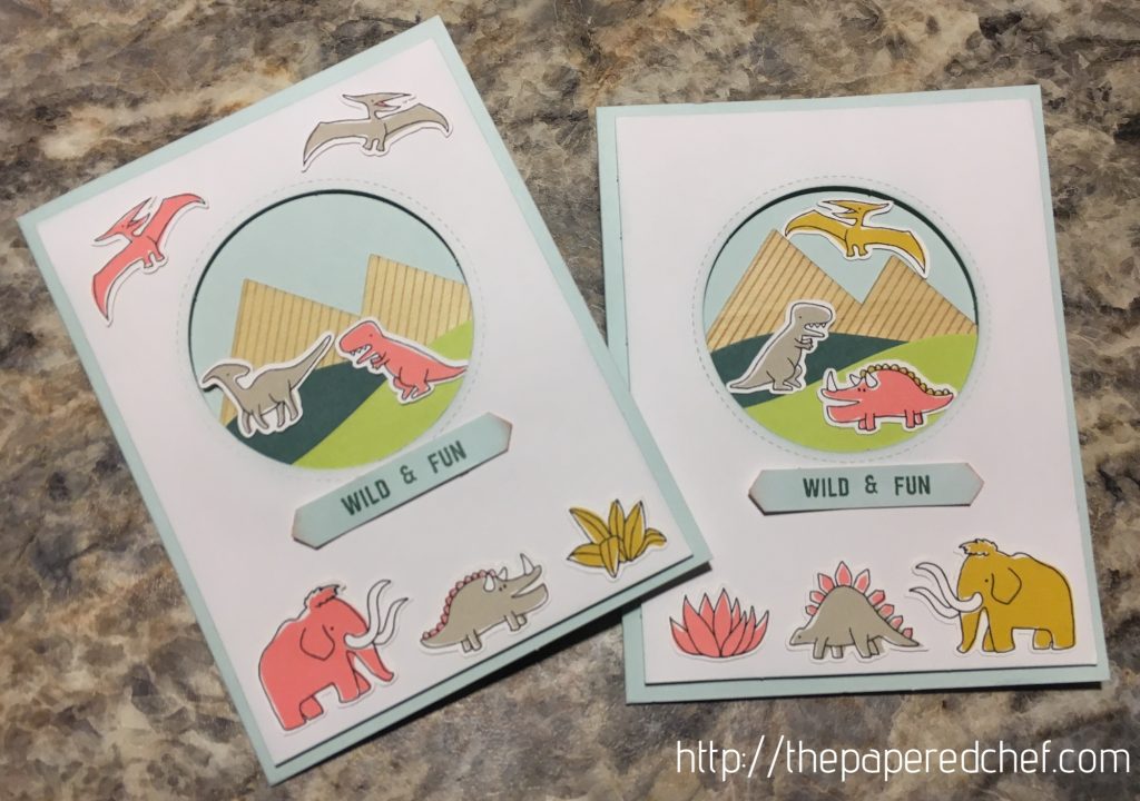 Positively Picturesque Wild & Fun Dinosaur Cards - The Papered Chef