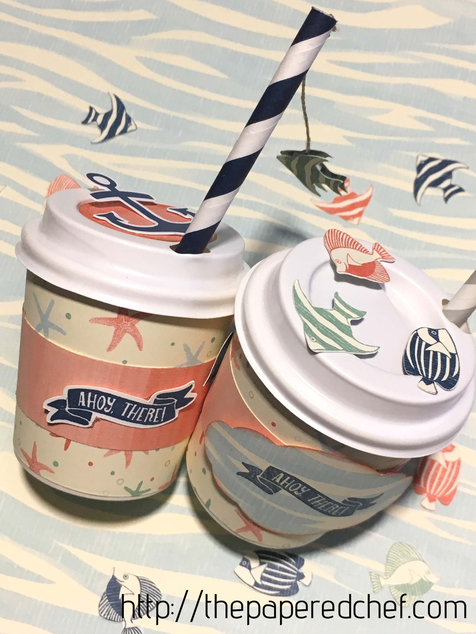 By the Shore Mini Coffee Cups - The Papered Chef
