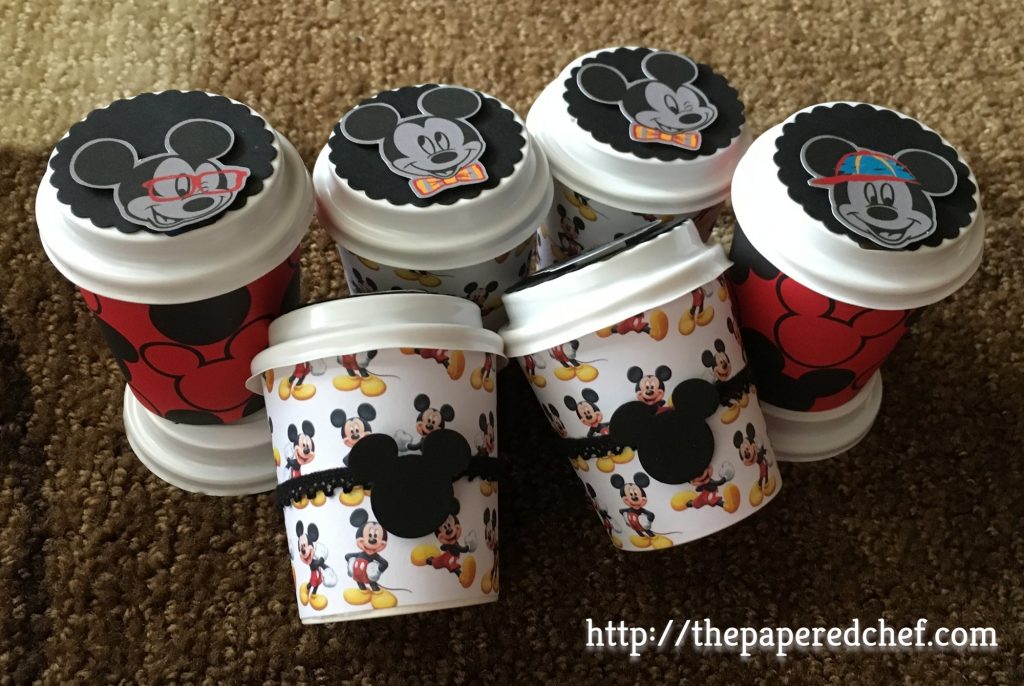 Mickey Mouse Mini Coffee Cups - The Papered Chef