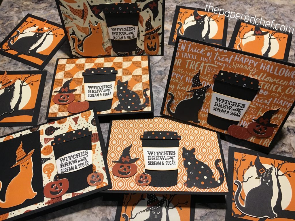 Witches Brew with Scream & Sugar - Spooky Night Cards - The Papered Chef