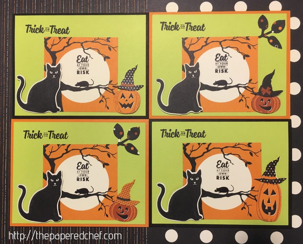 Spooky Cat Halloween Cards - The Papered Chef