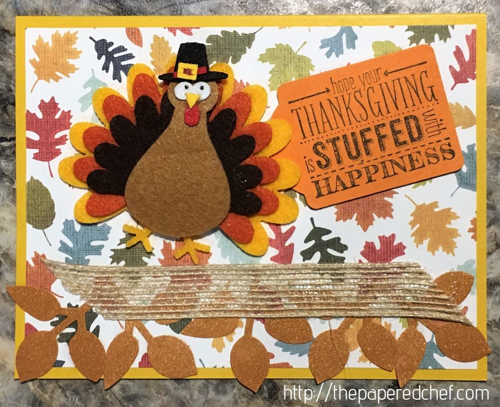 Thanksgiving Turkey Card - The Papered Chef