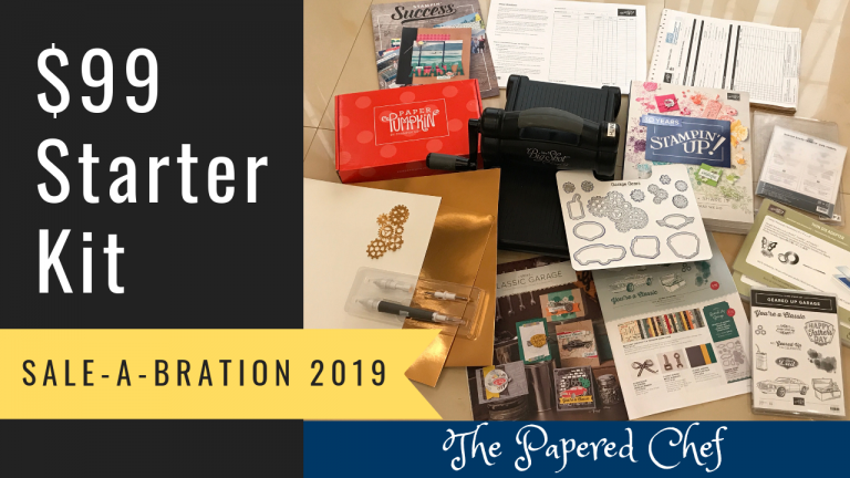 Sample Starter Kit - Stampin’ Up! Sale-A-Bration $99 Special - Big Shot & Geared Up Garage ...